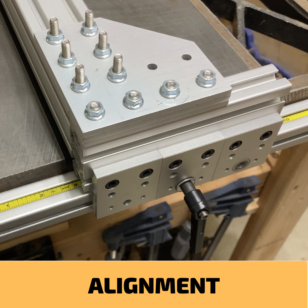 Plans for Alumi-Lign™ Table Saw Fence System – Using UHMW Linear Slider ...