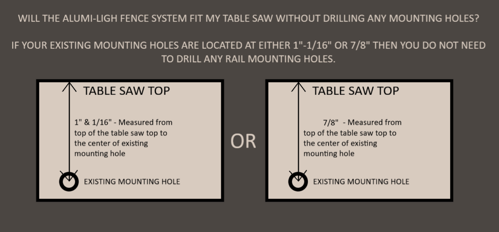 Plans for Alumi-Lign™ Table Saw Fence System – Using UHMW Linear Slider ...